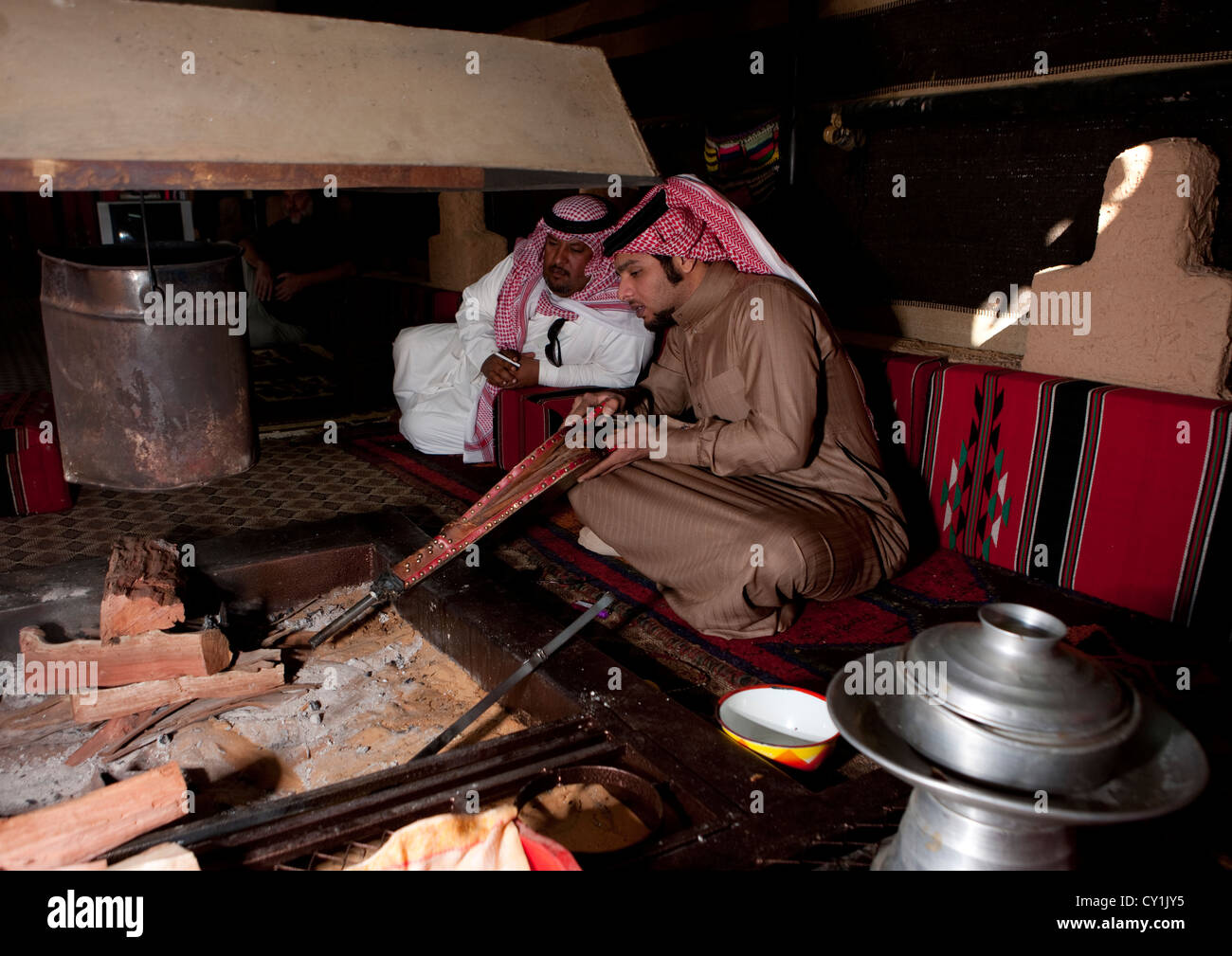 Beduin In Sakakah Desert, Saudi Arabia Stock Photo - Alamy