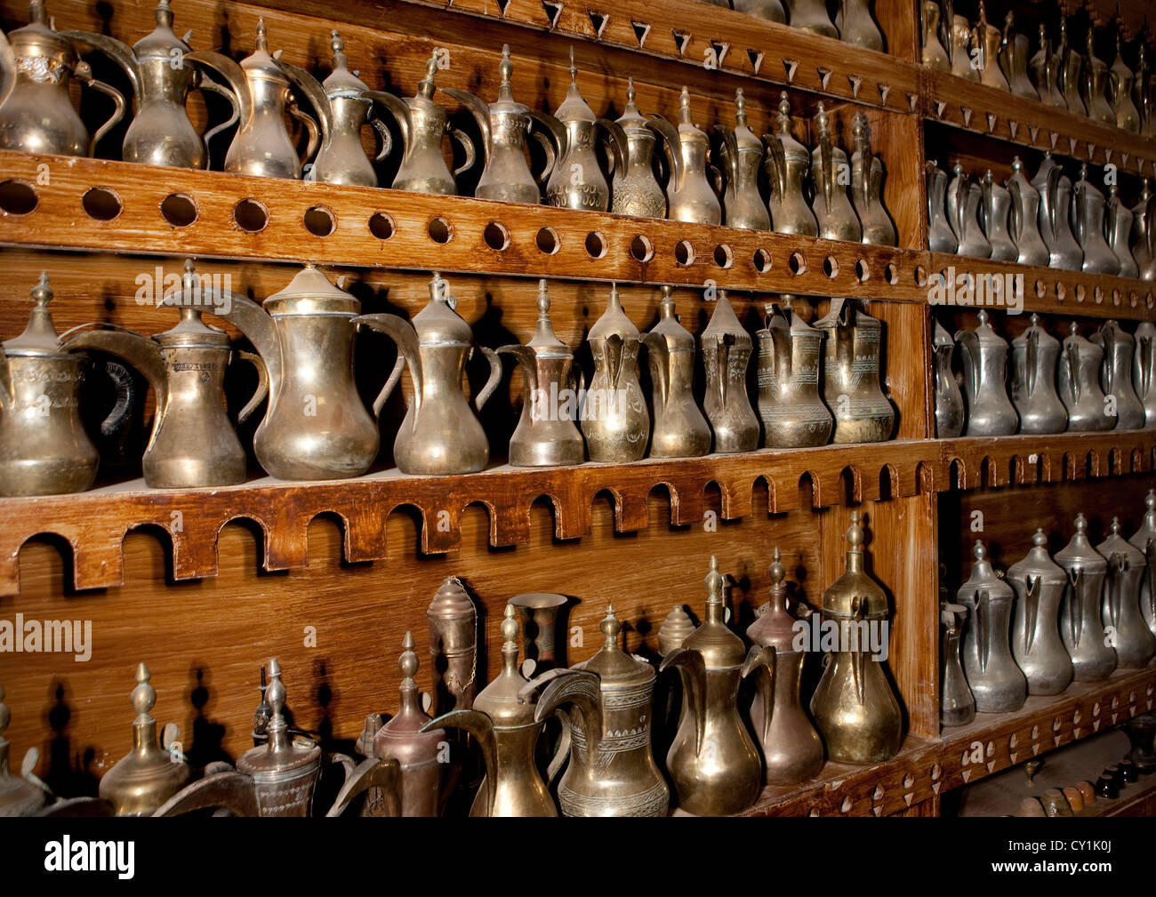 Coffe Pots Collection In Saudi Arabia Stock Photo - Alamy