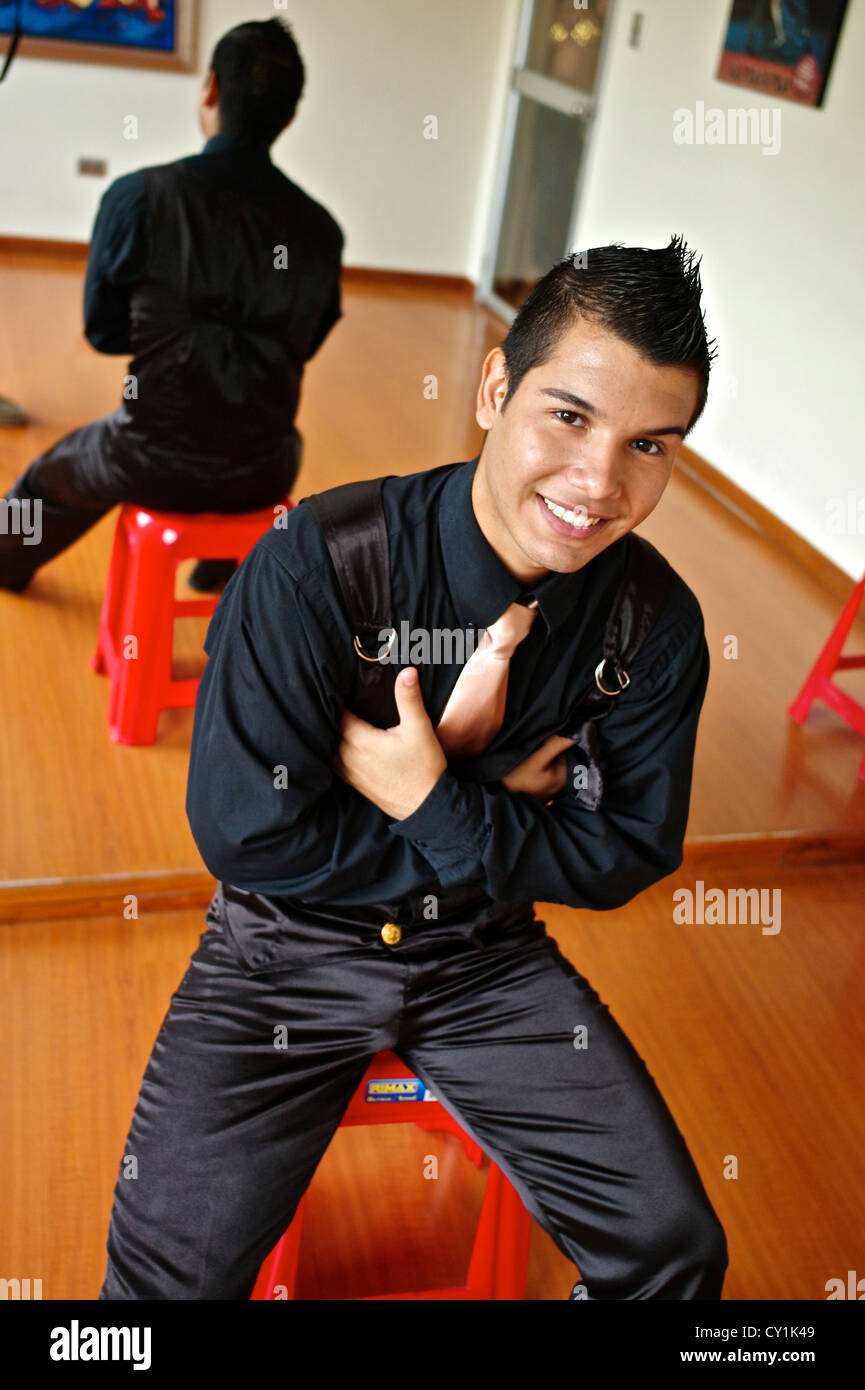 A dancer reflected in a mirror Stock Photo - Alamy