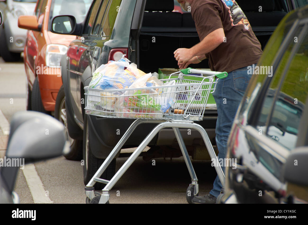 Asda Car Park Stock Photo - Alamy