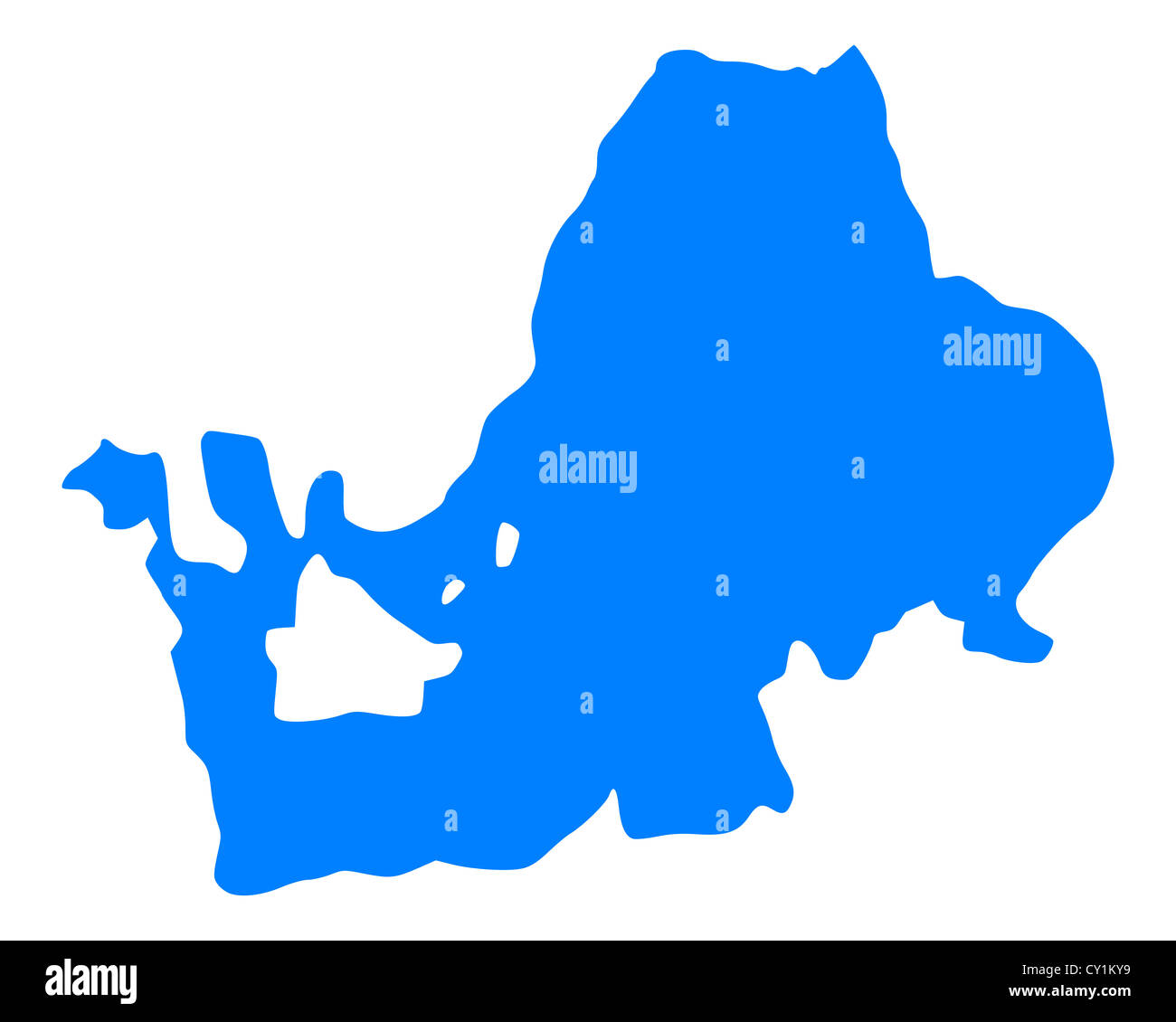 Map of Lake Chiemsee Stock Photo - Alamy