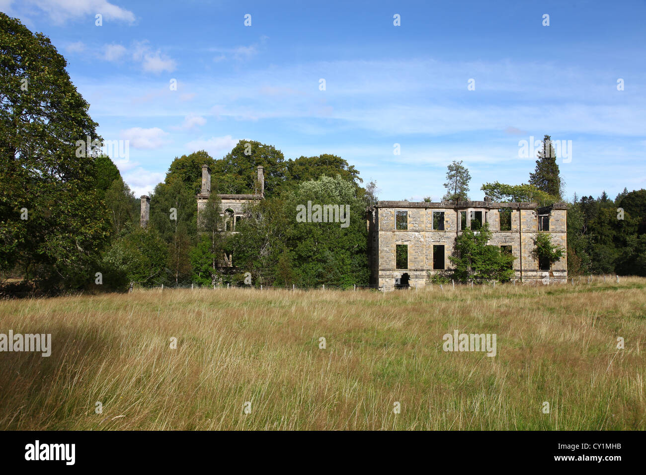 Guisachan House, now derelict, was the home of Lord and Lady Tweedmouth ...