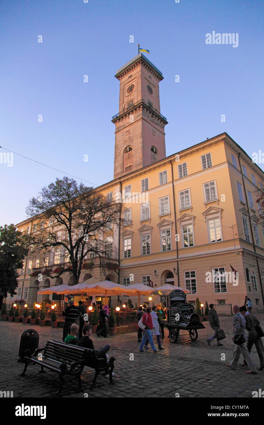 Ukraine, Lviv, Ratusha, Town Hall Stock Photo - Alamy