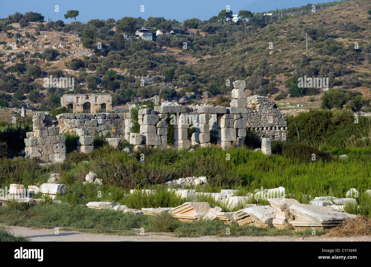 Lycian ruins at Patara, (Gelemis), Mediterranean Turkey Stock Photo - Alamy