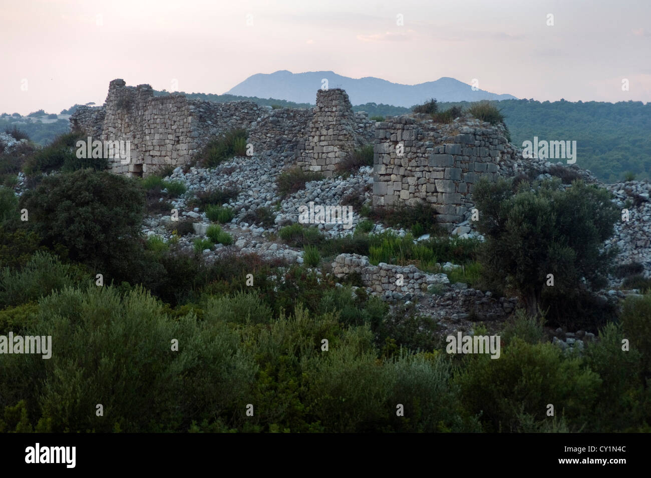 Lycian ruins at Patara, (Gelemis), Mediterranean Turkey Stock Photo - Alamy