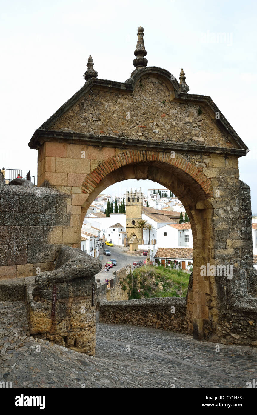 Landmark of the ancient Spanish town Ronda Stock Photo - Alamy