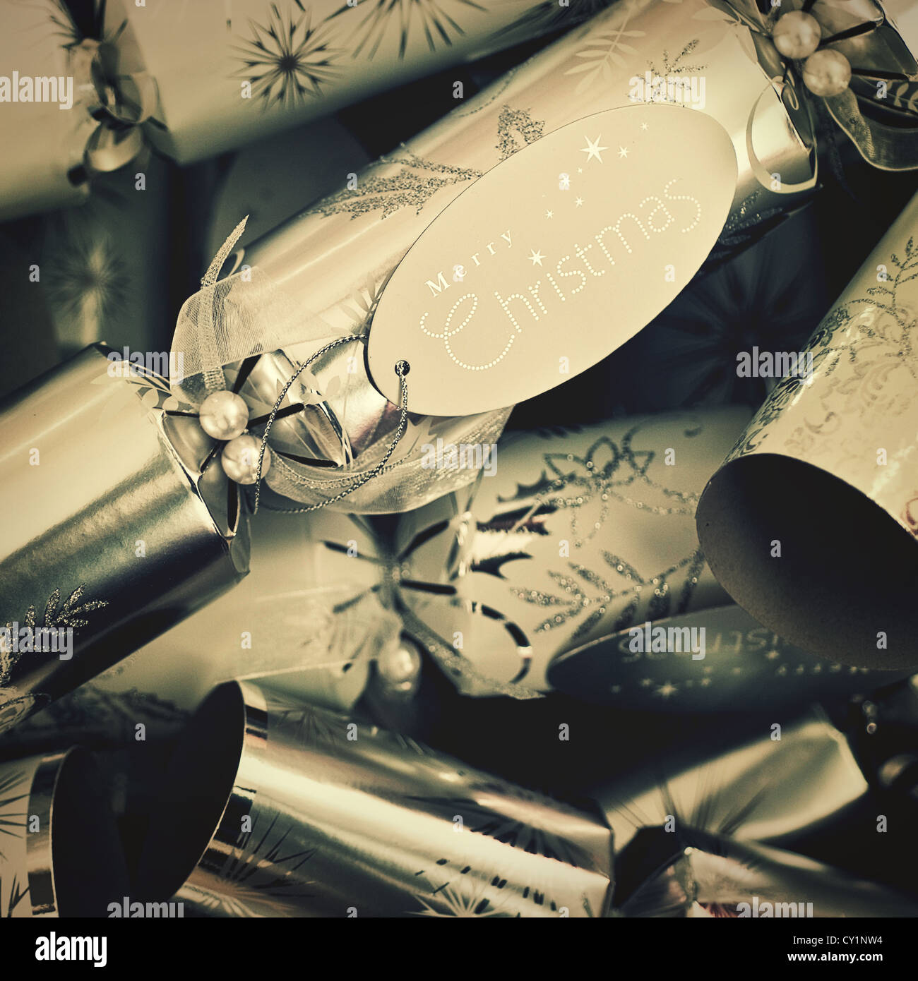 Christmas cracker label hi-res stock photography and images - Alamy
