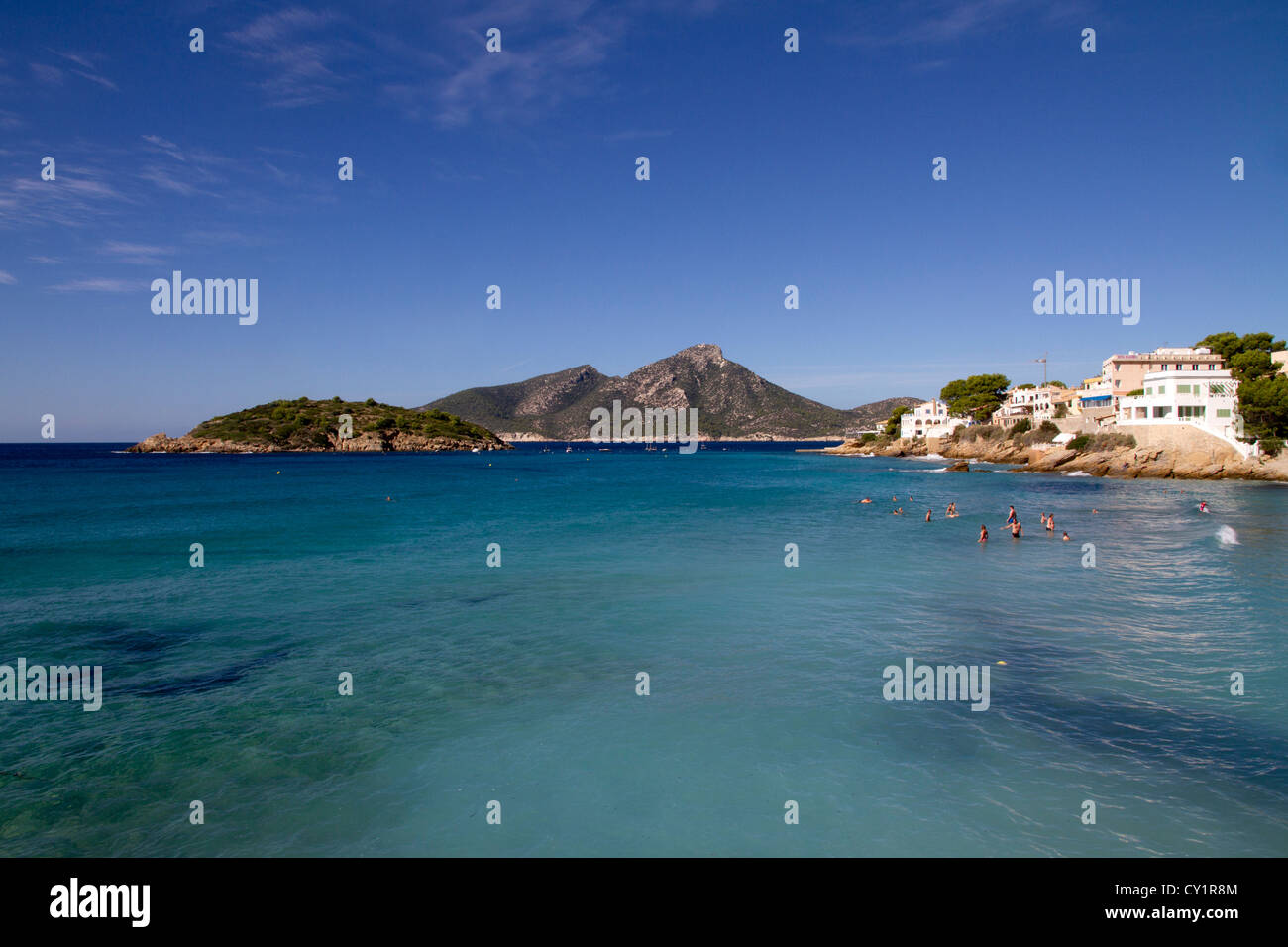 Sant Elm sea Sa Dragonera isle Mallorca Majorca Balearic islands Spain ...