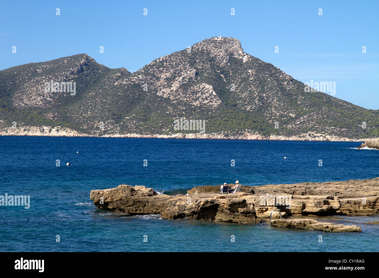 Mediterranean sea majorca background hi-res stock photography and ...
