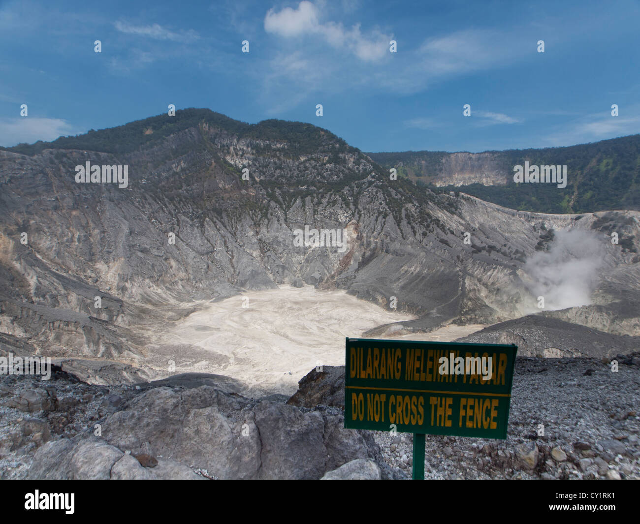 Volcano in Indonesia Stock Photo - Alamy