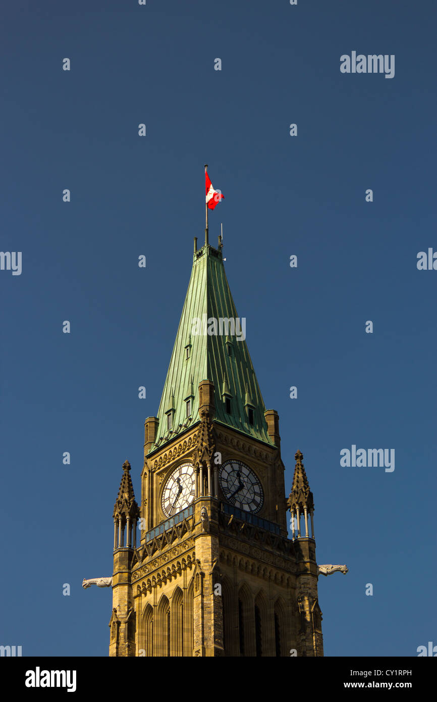 Peace Tower Parliament Hill in Ottawa, Canada Stock Photo - Alamy