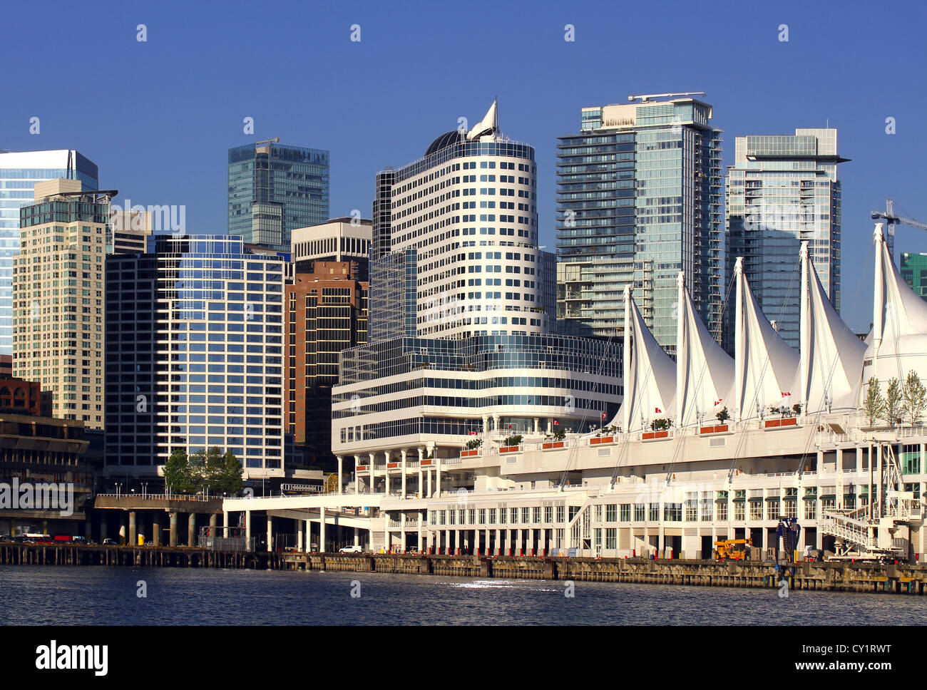 Vancouver Canada Place Pier Stock Photo - Alamy