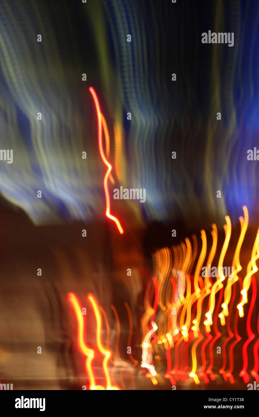 Lamp post night motorway hi-res stock photography and images - Alamy