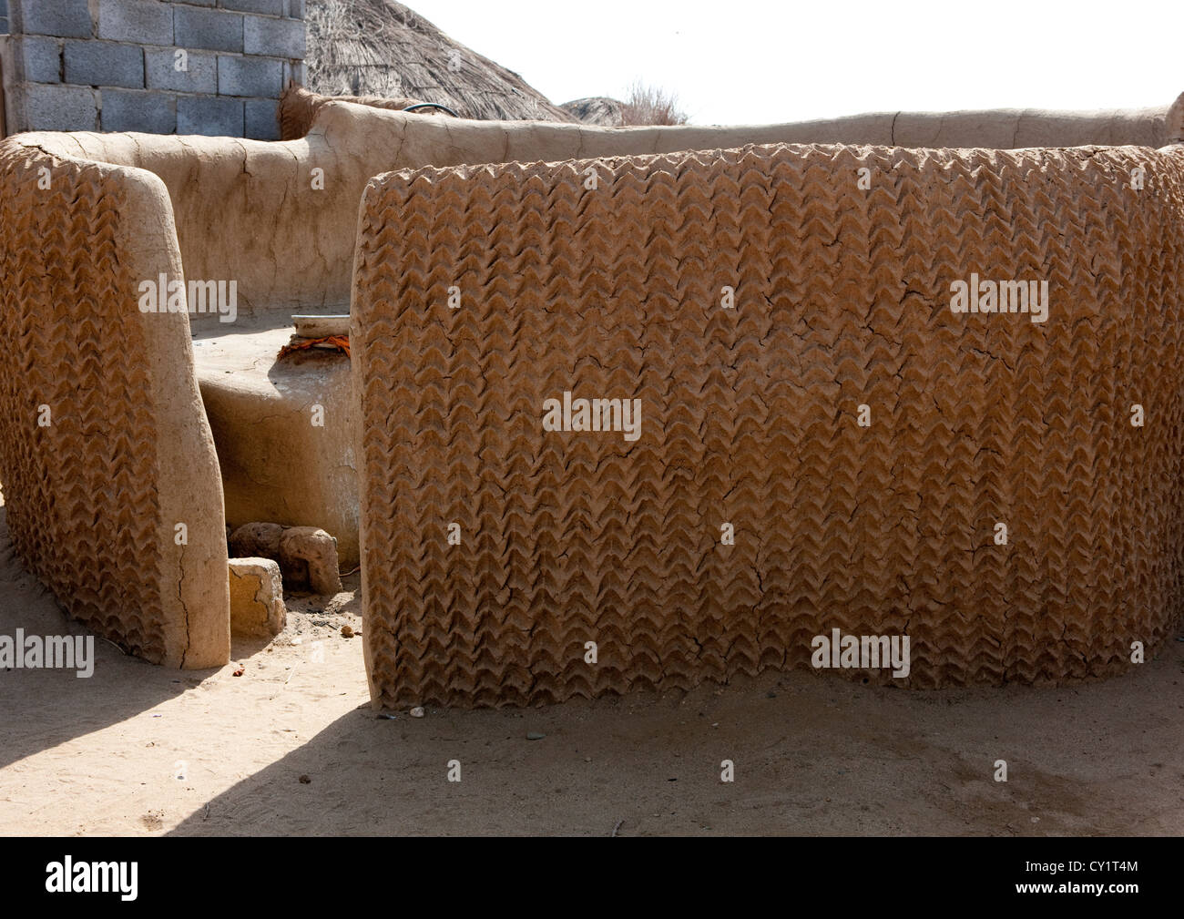 Kitchen In Abo Agros Village, Tihama Coast, Saudi Arabia Stock Photo ...