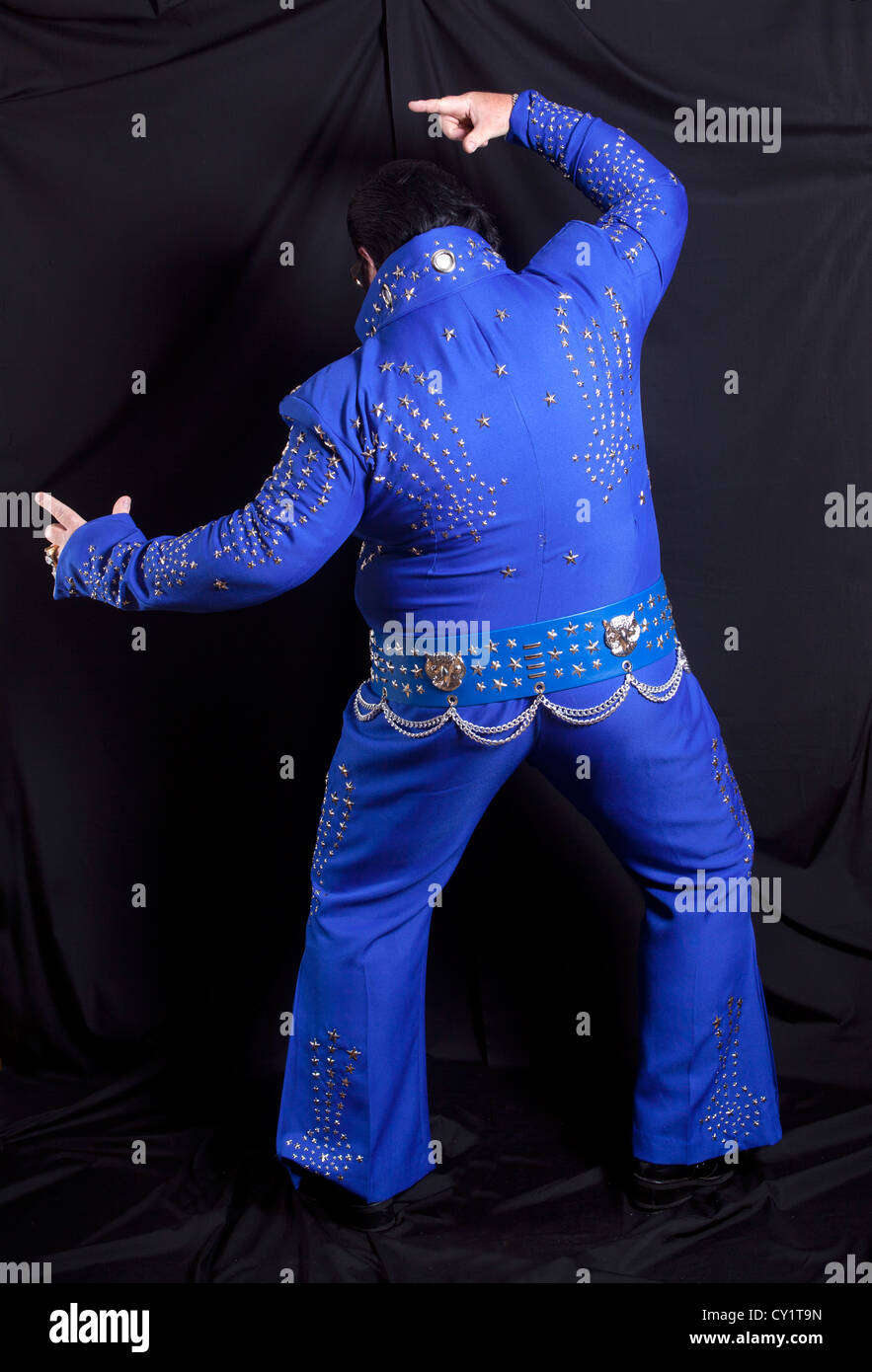 Fat elvis presley hi-res stock photography and images - Alamy