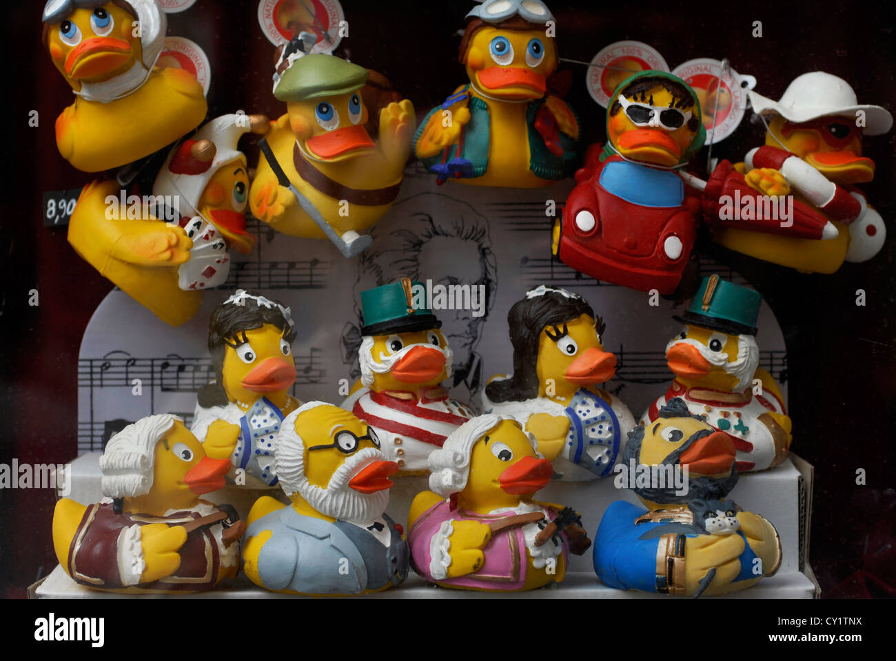 Ducks, Souvenir, Shop, Center, Salzburg, Austria, Europe Stock Photo ...