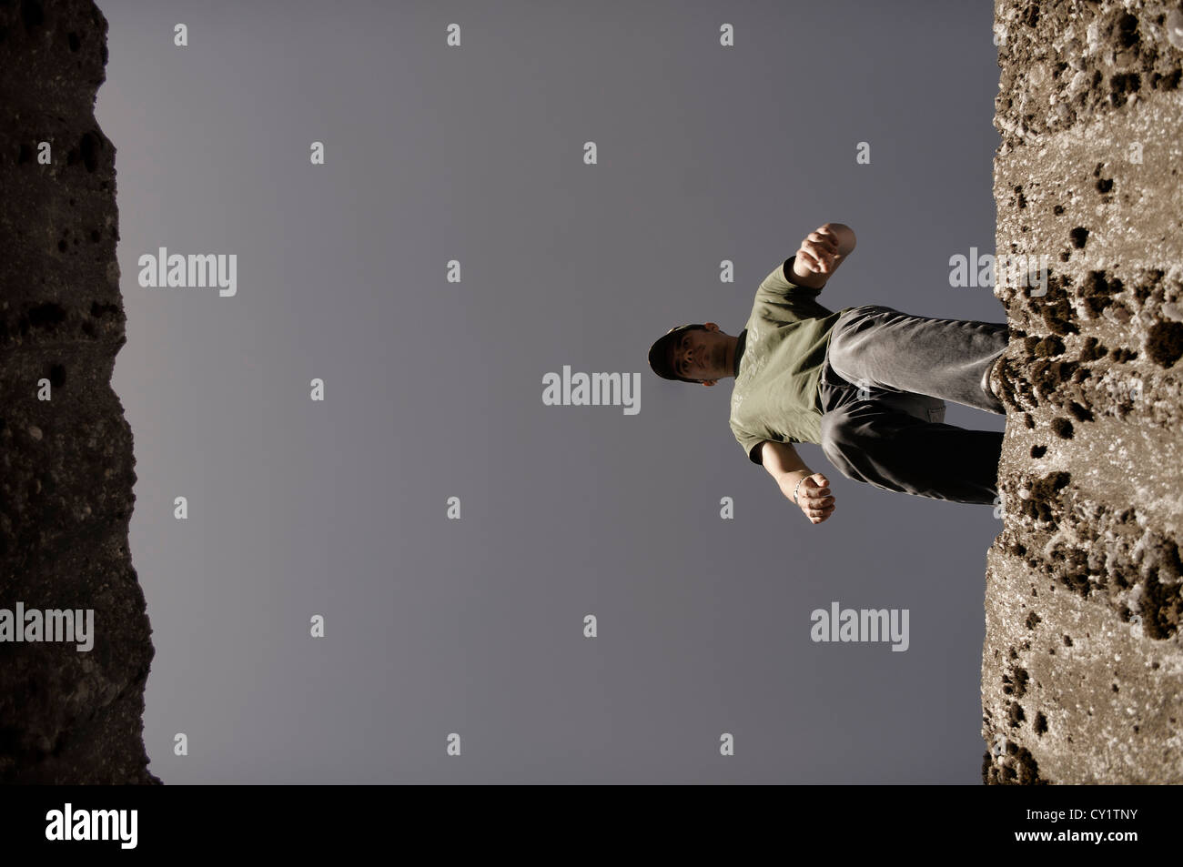 About to jump Stock Photo - Alamy
