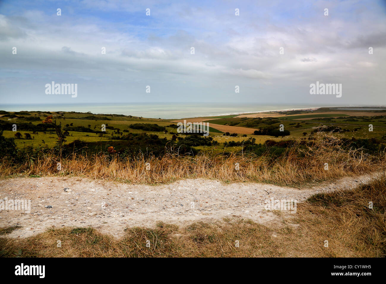 cap blanc nez france cote d'opale pas de calais landscape Stock Photo ...