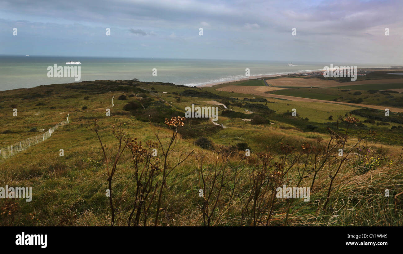 cap blanc nez france cote d'opale pas de calais landscape Stock Photo ...