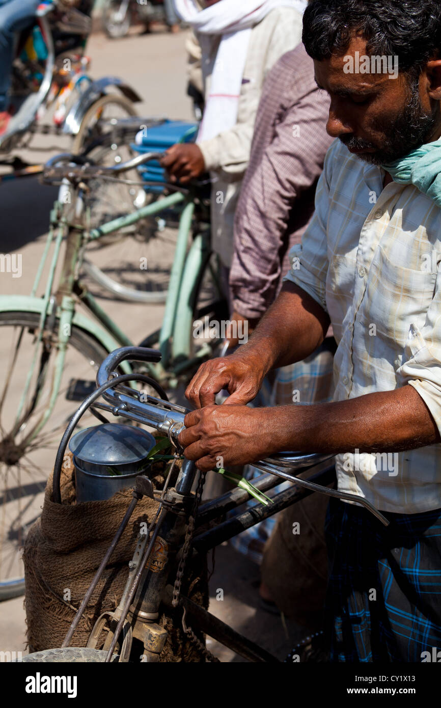 Typical Street Scenery in Varanasi, India Stock Photo - Alamy