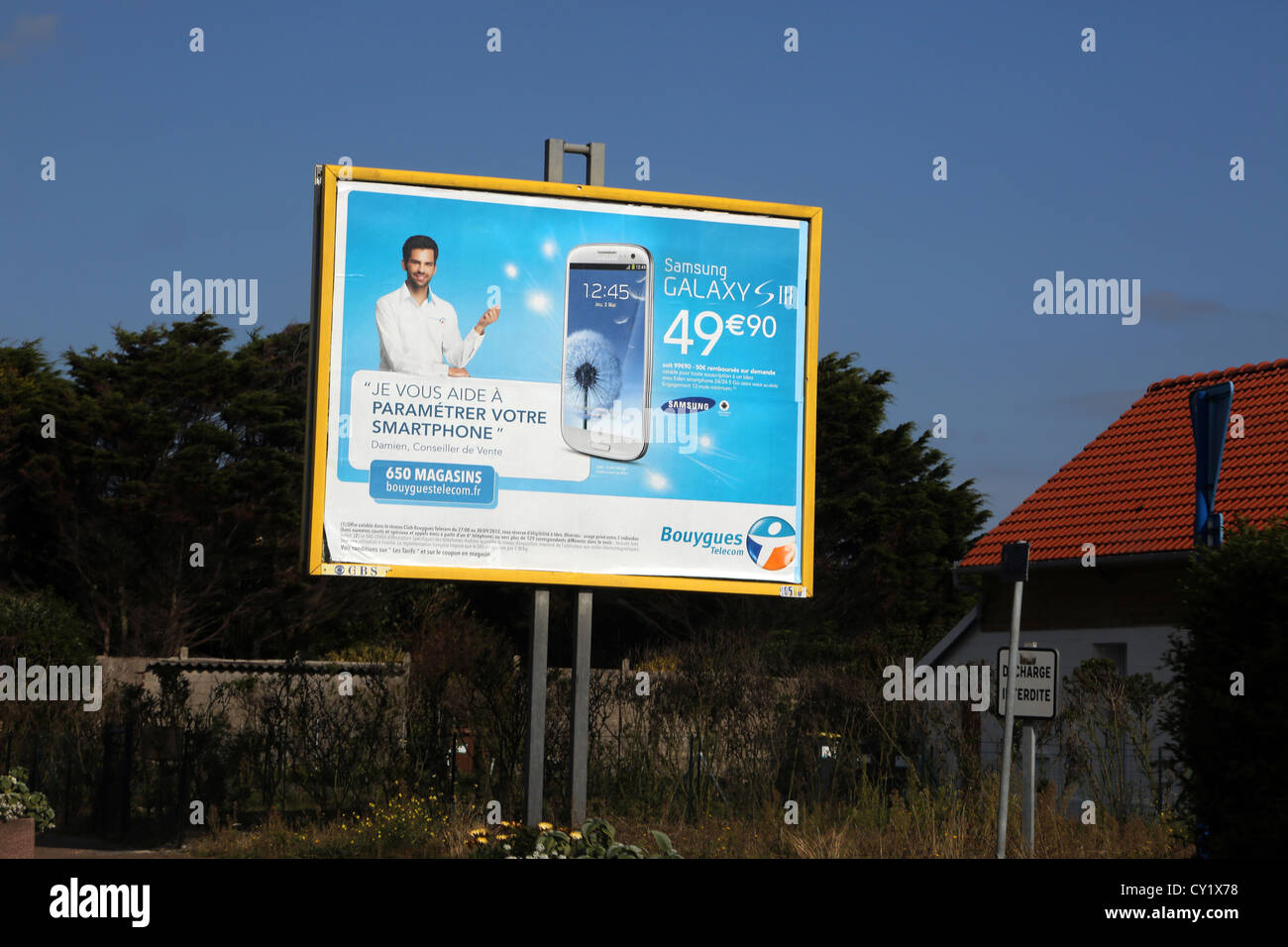 Cote d'opale Pas de Calais France Billboard Advertising Samsung Galaxy ...