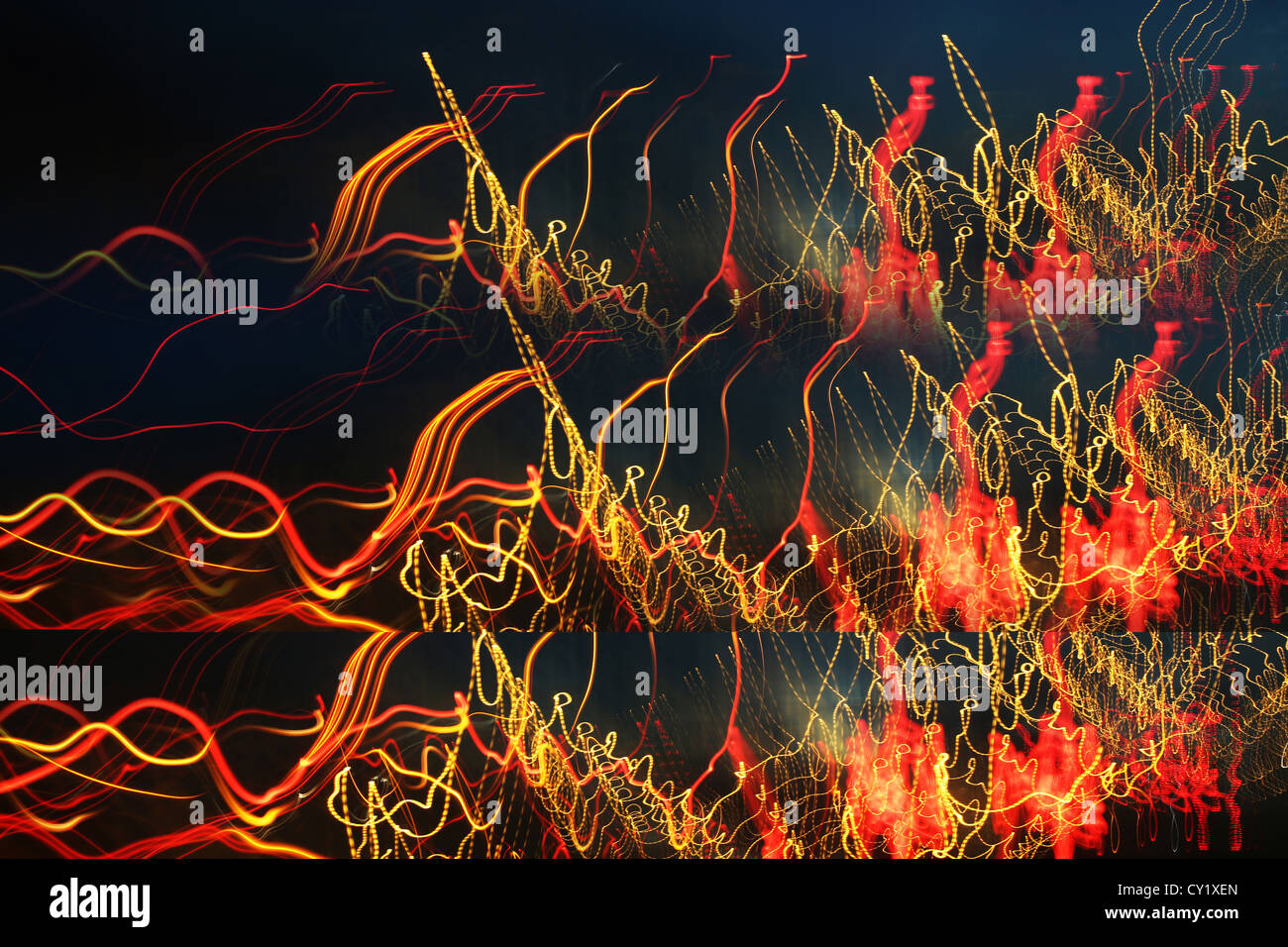Lamp post night motorway hi-res stock photography and images - Alamy