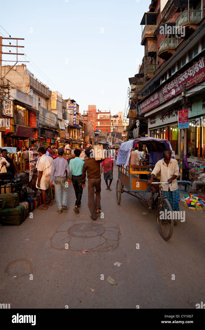 Typical Street Scenery in Varanasi, India Stock Photo - Alamy