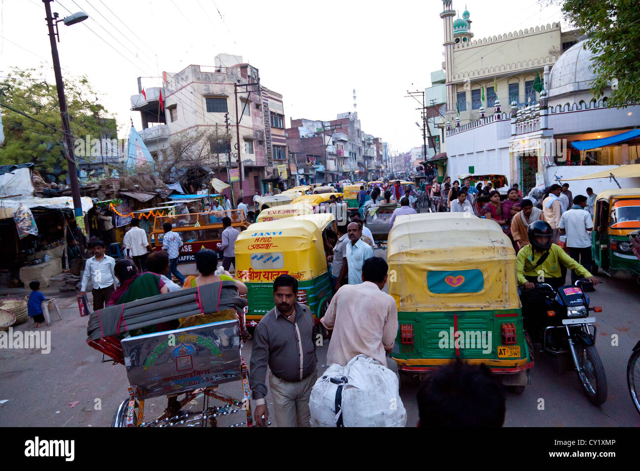 Typical Street Scenery in Varanasi, India Stock Photo - Alamy