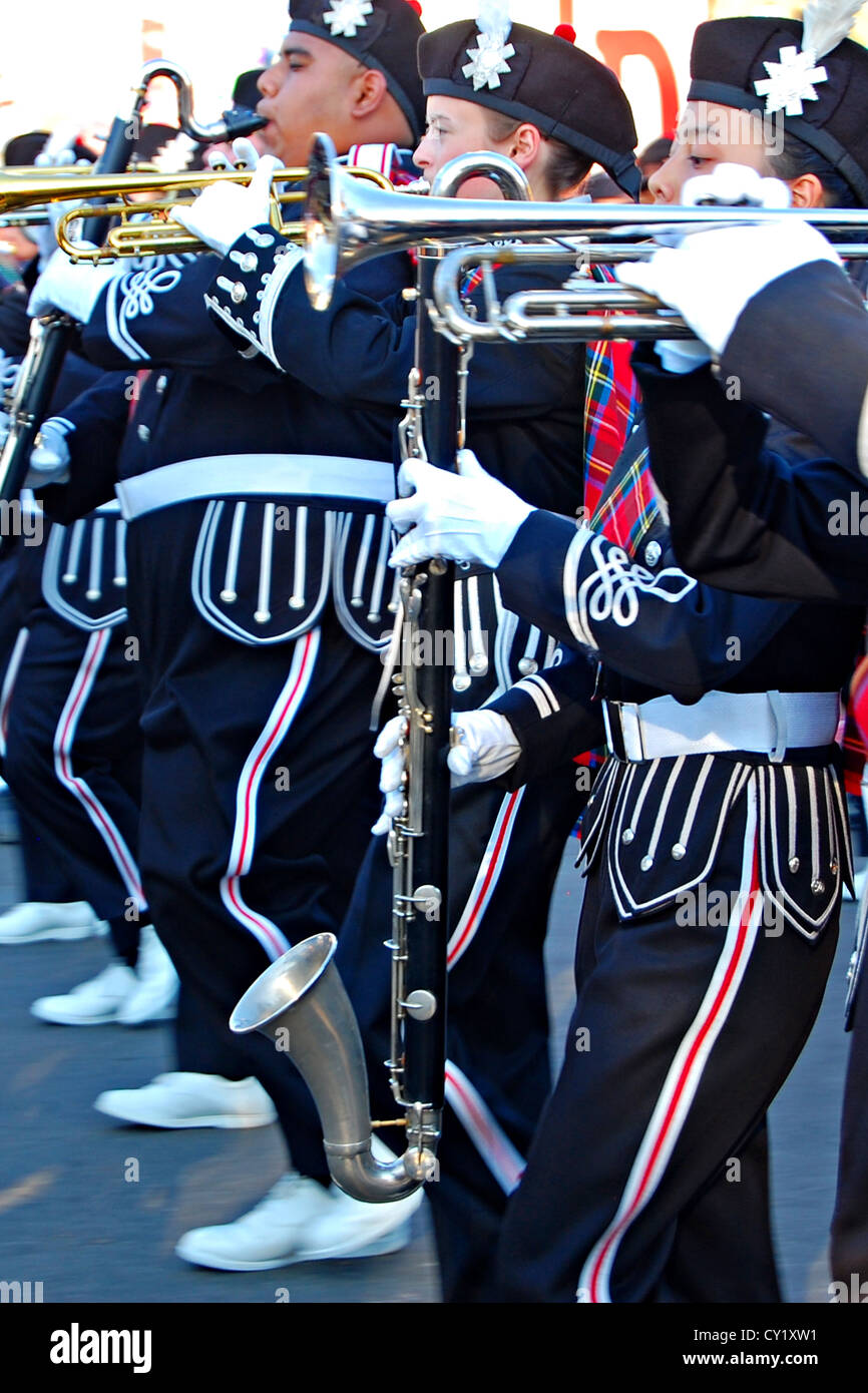 High school marching band trumpet hi-res stock photography and images ...