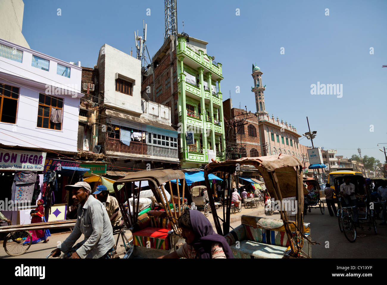 Typical Street Scenery in Varanasi, India Stock Photo - Alamy