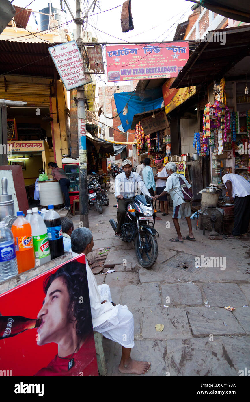 Typical Street Scenery in Varanasi, India Stock Photo - Alamy