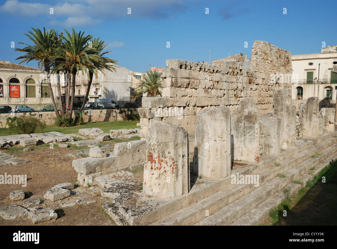 The Temple of Apollo (Tempio di Apollo) at Syracuse, Sicily, Italy ...
