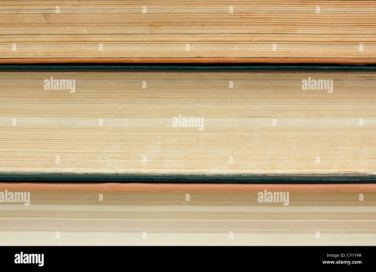 front view of old books textured pages Stock Photo - Alamy