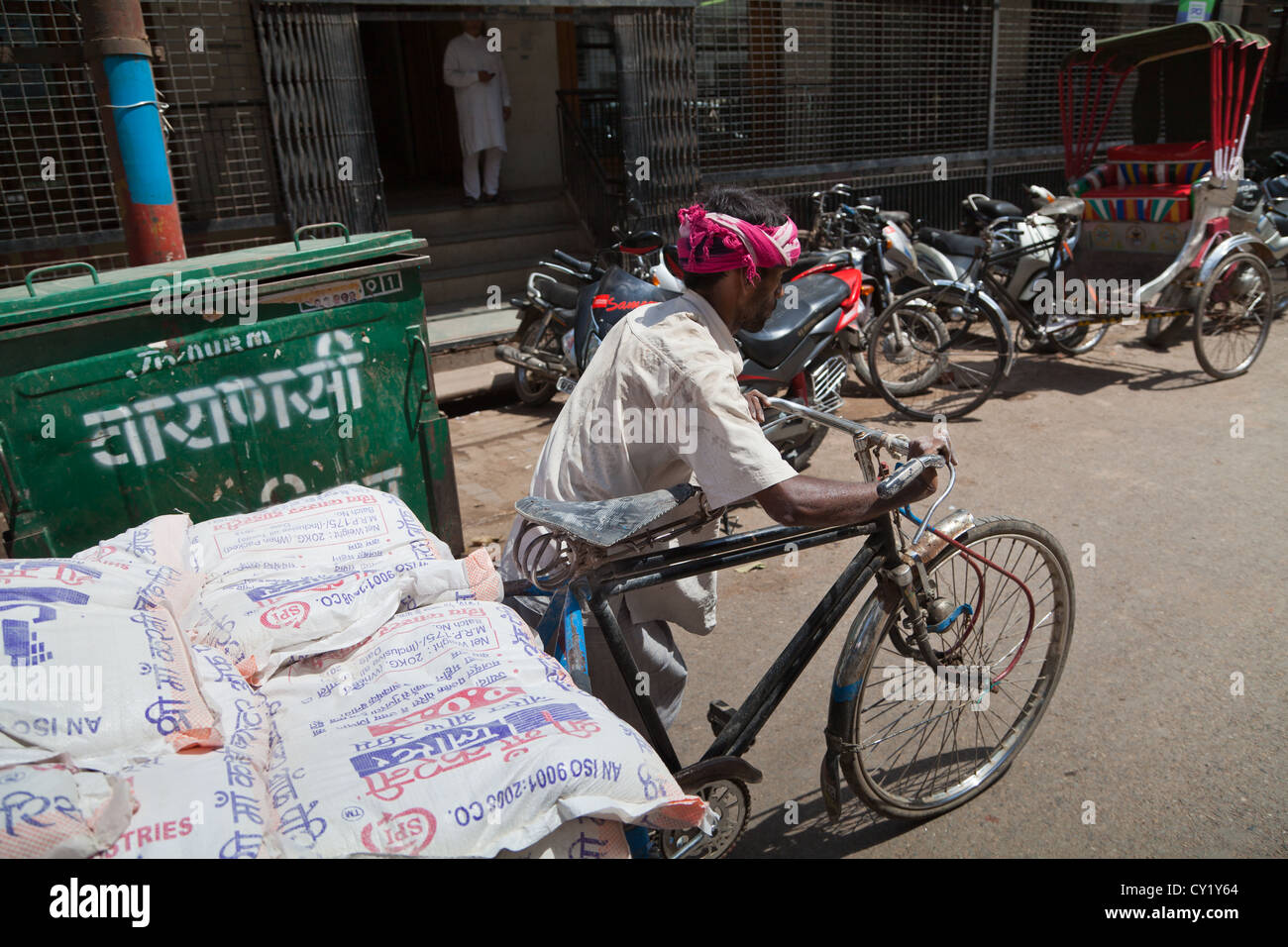 Typical Goods Transportation in Varanasi, India Stock Photo - Alamy