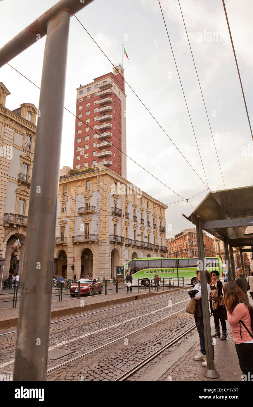 Overhead tram wires hi-res stock photography and images - Alamy