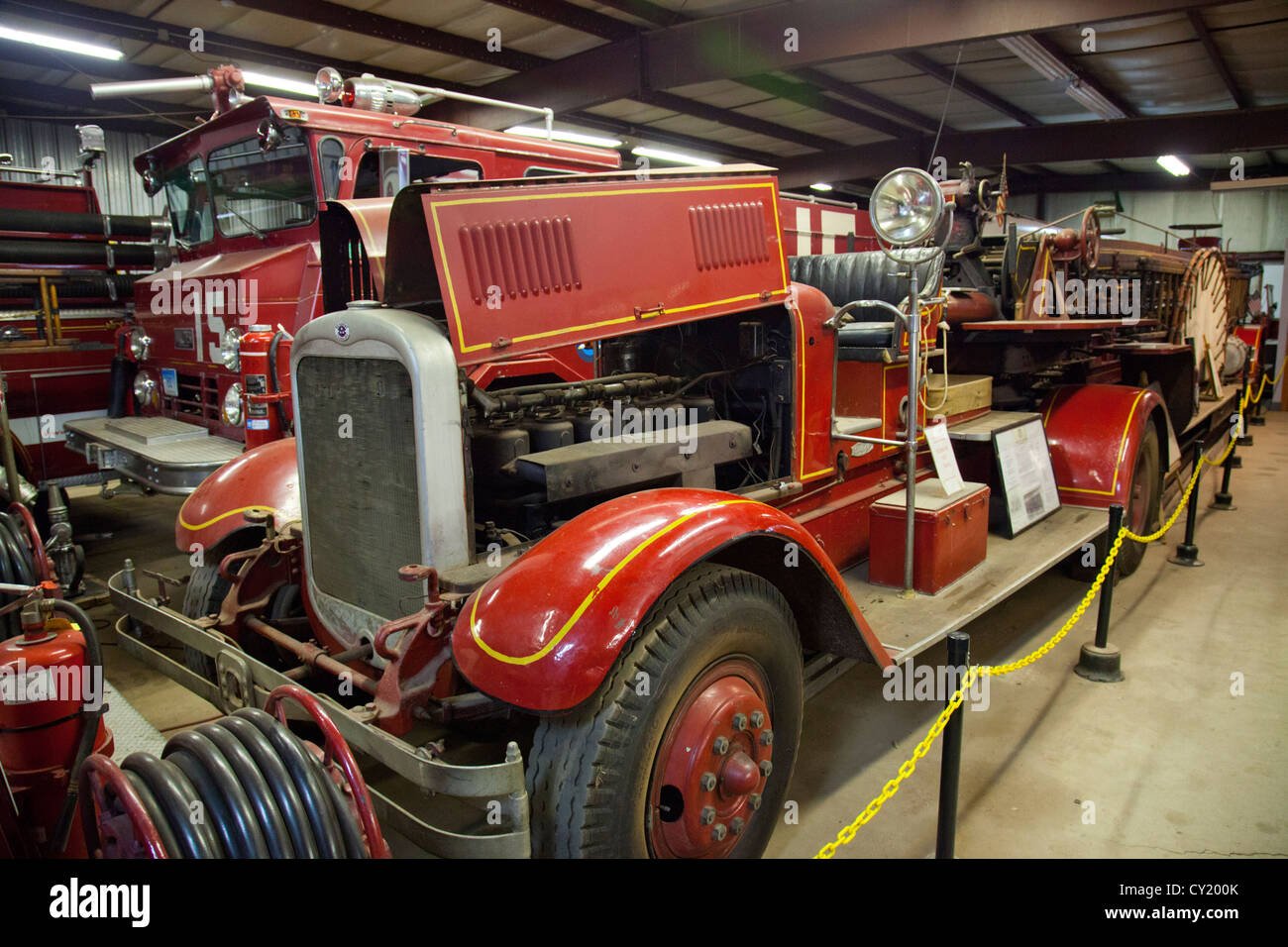 Connecticut fire museum in east windsor CT Stock Photo - Alamy