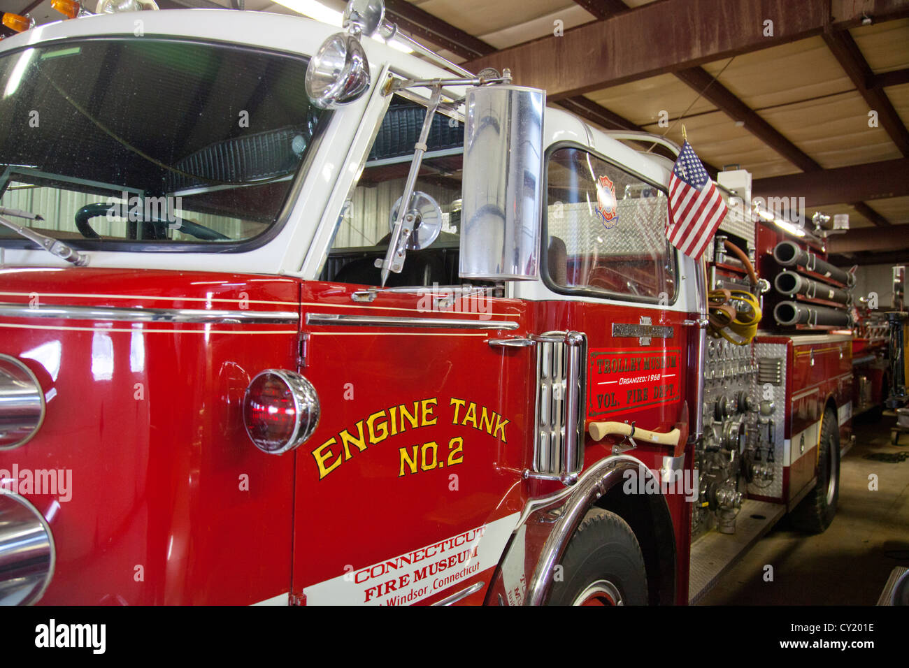 Connecticut fire museum in east windsor CT Stock Photo - Alamy