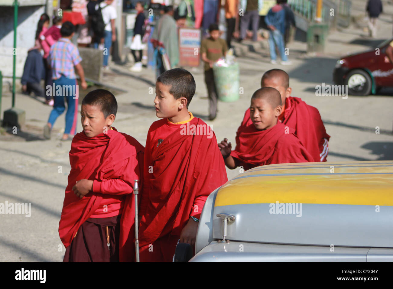 Dungloe street of Donegal Stock Photo - Alamy