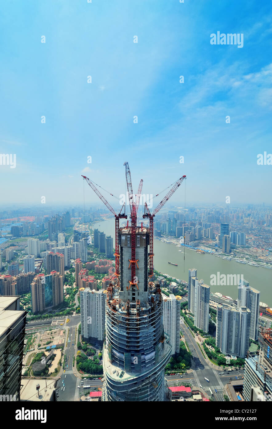 Skyscraper under construction Stock Photo - Alamy