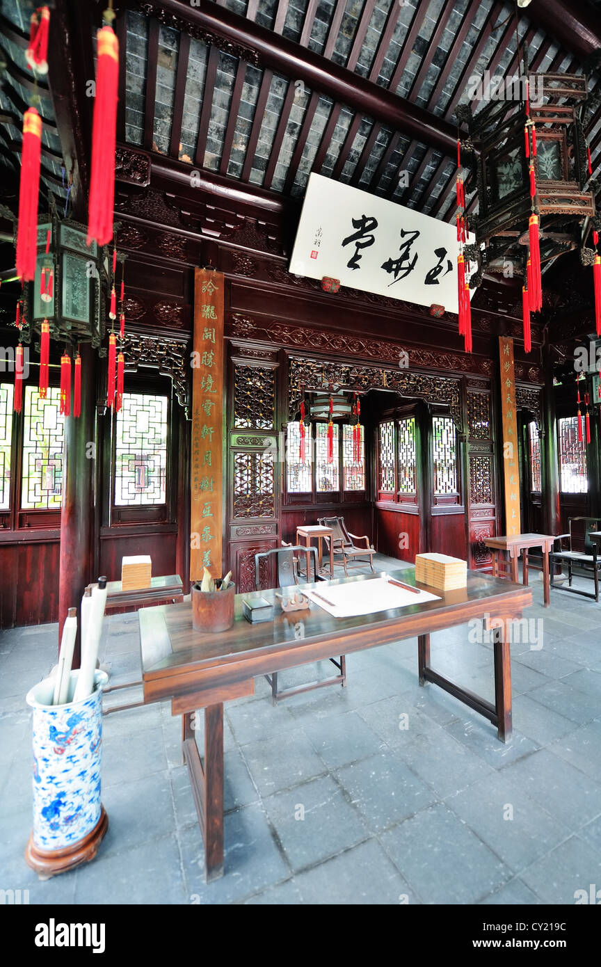Old architecture interior in Shanghai Stock Photo - Alamy
