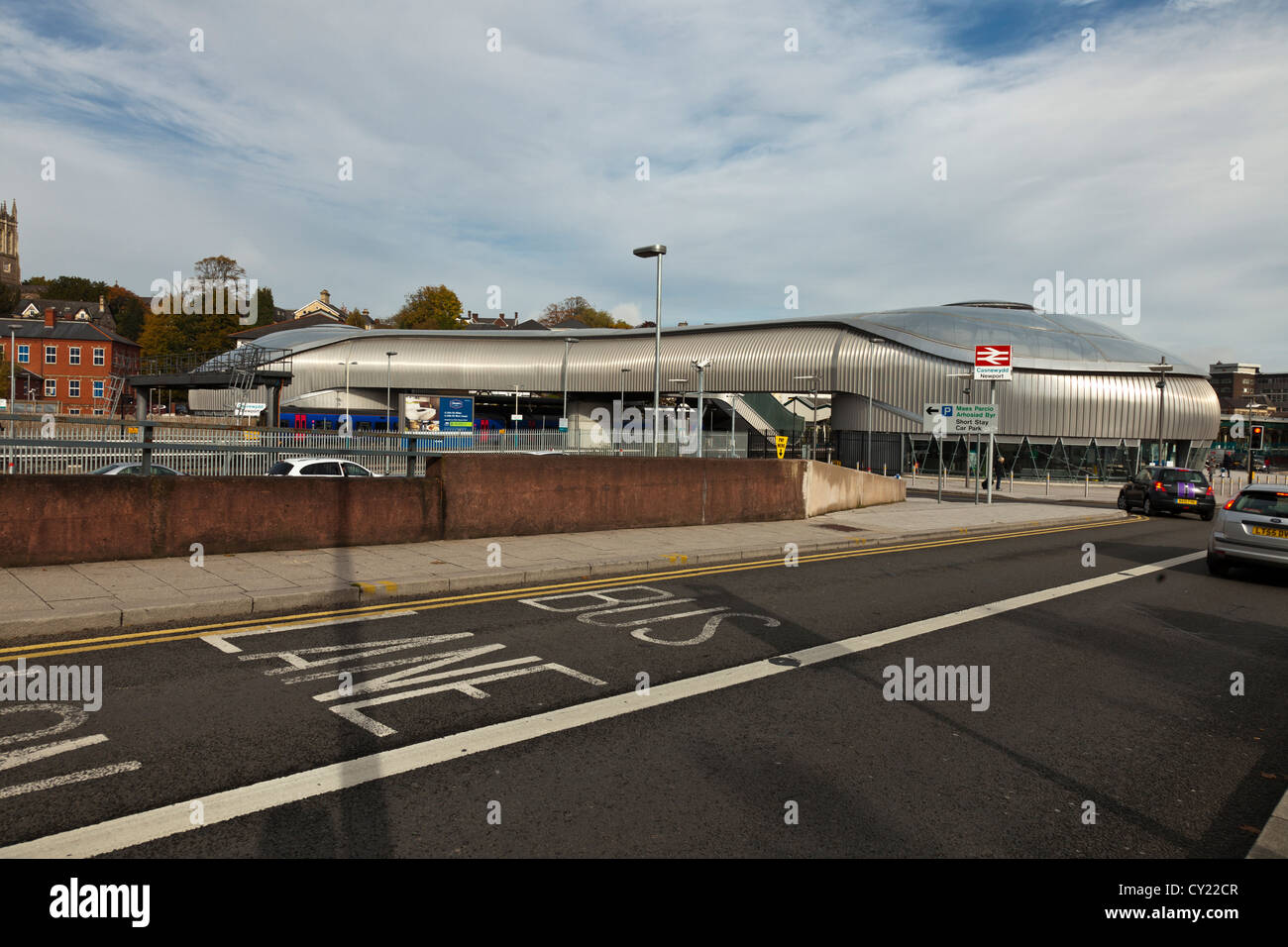 Newport railway station redesigned built for the 2010 ryder cup hi-res ...