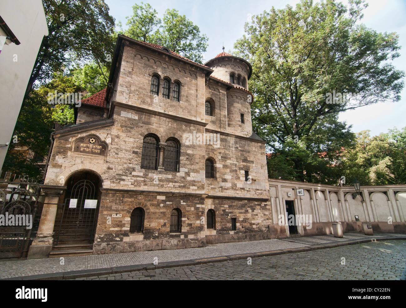 The Jewish cemetery, museum, and synagogue in Prague, Czech Republic ...