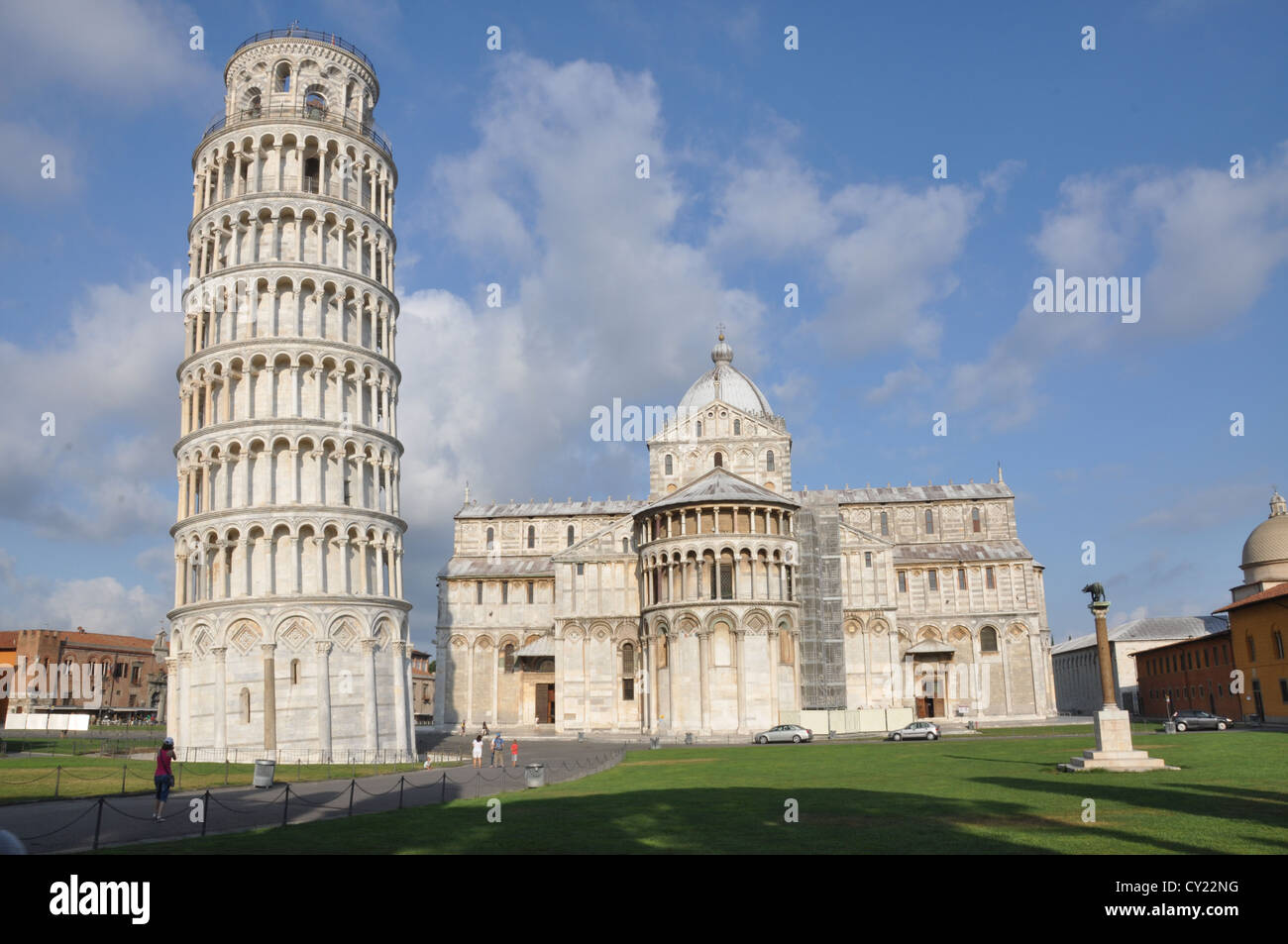 The Leaning Tower of Pisi symbol of European holidays in Italy Stock ...