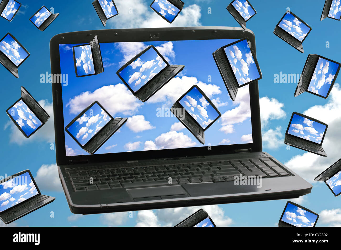 Cloud Computing Technology Concept Stock Photo - Alamy