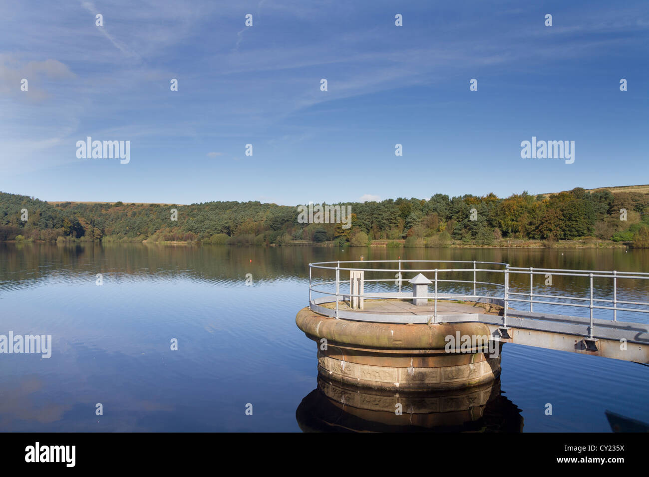 Ogden Water Reservoir Halifax west yorkshire uk Stock Photo - Alamy
