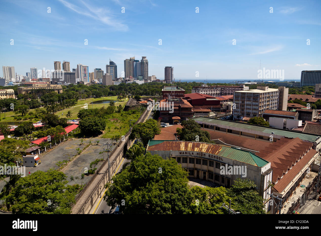 View over Manila, Philippines Stock Photo - Alamy