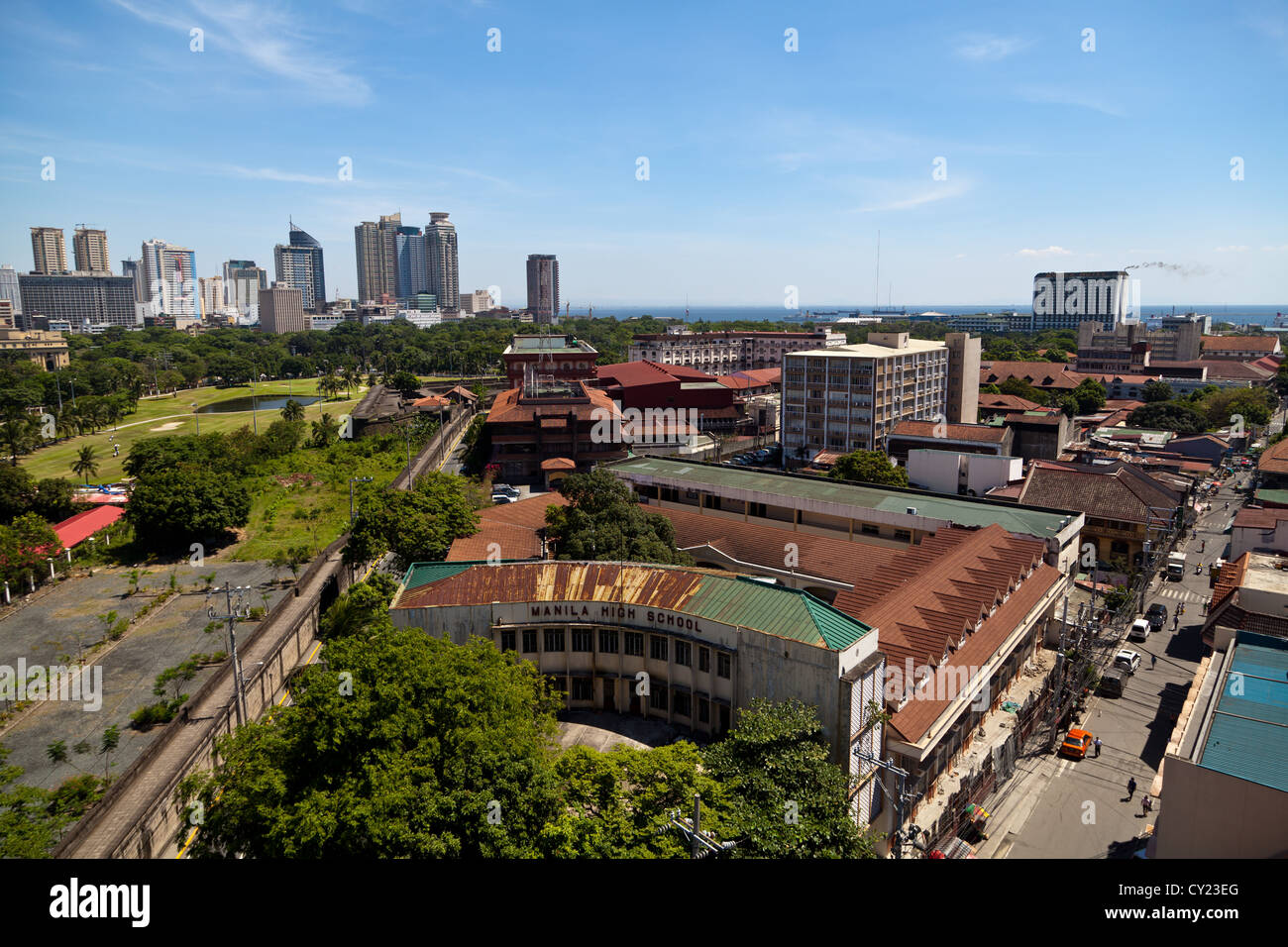 View over Manila, Philippines Stock Photo - Alamy