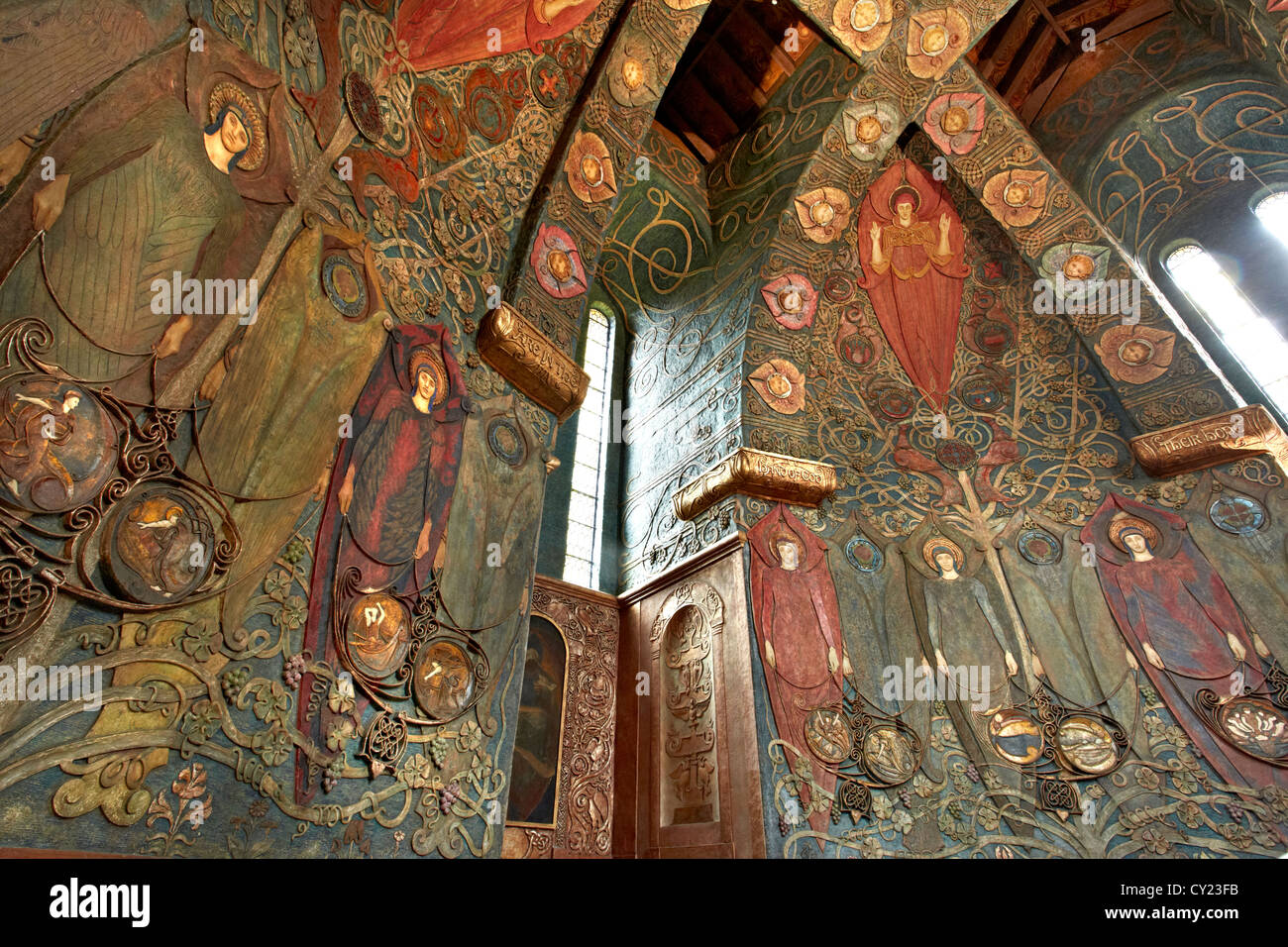 watts chapel Compton surrey Stock Photo - Alamy