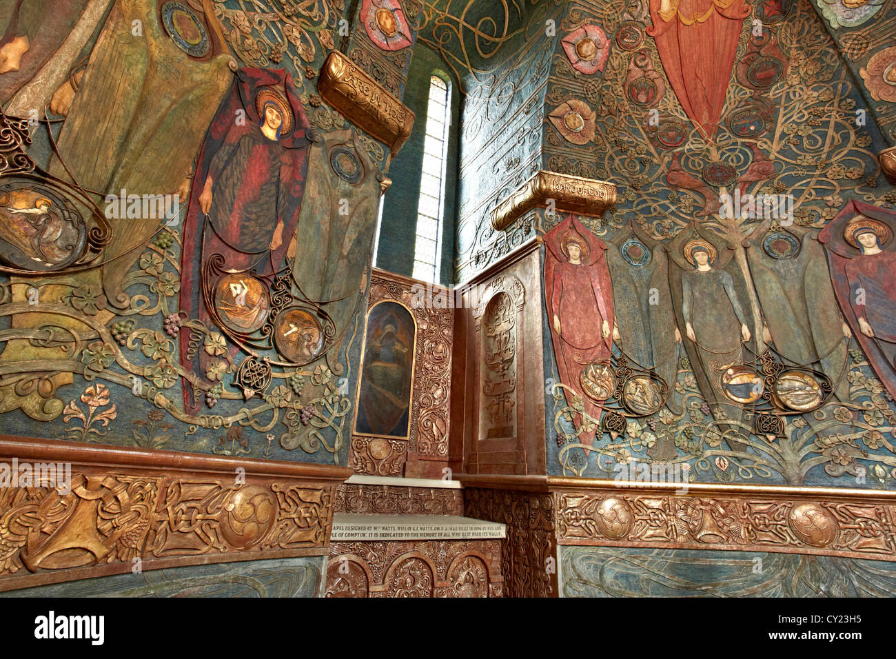 watts chapel Compton surrey Stock Photo - Alamy