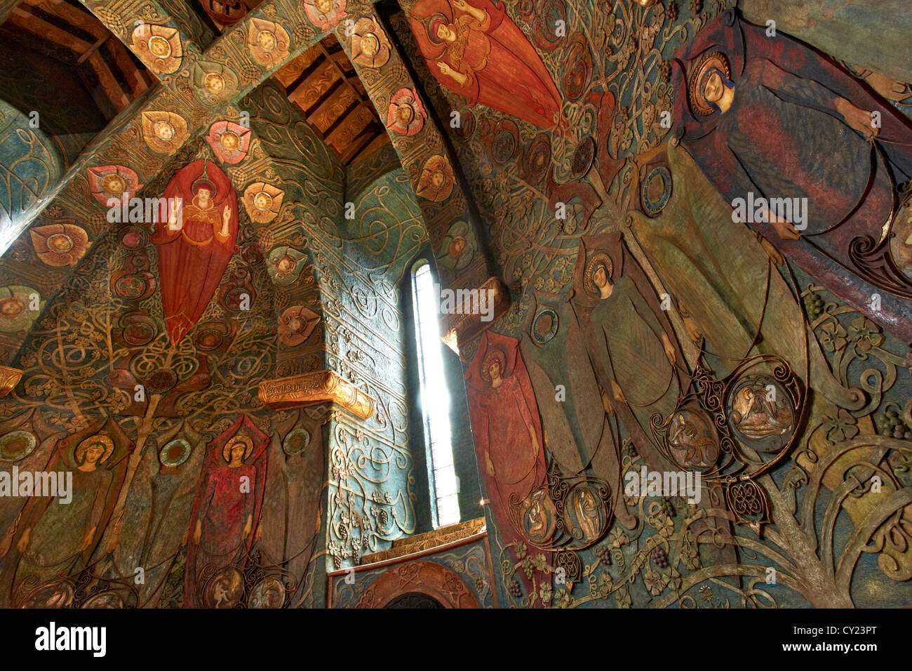 watts chapel Compton surrey Stock Photo - Alamy